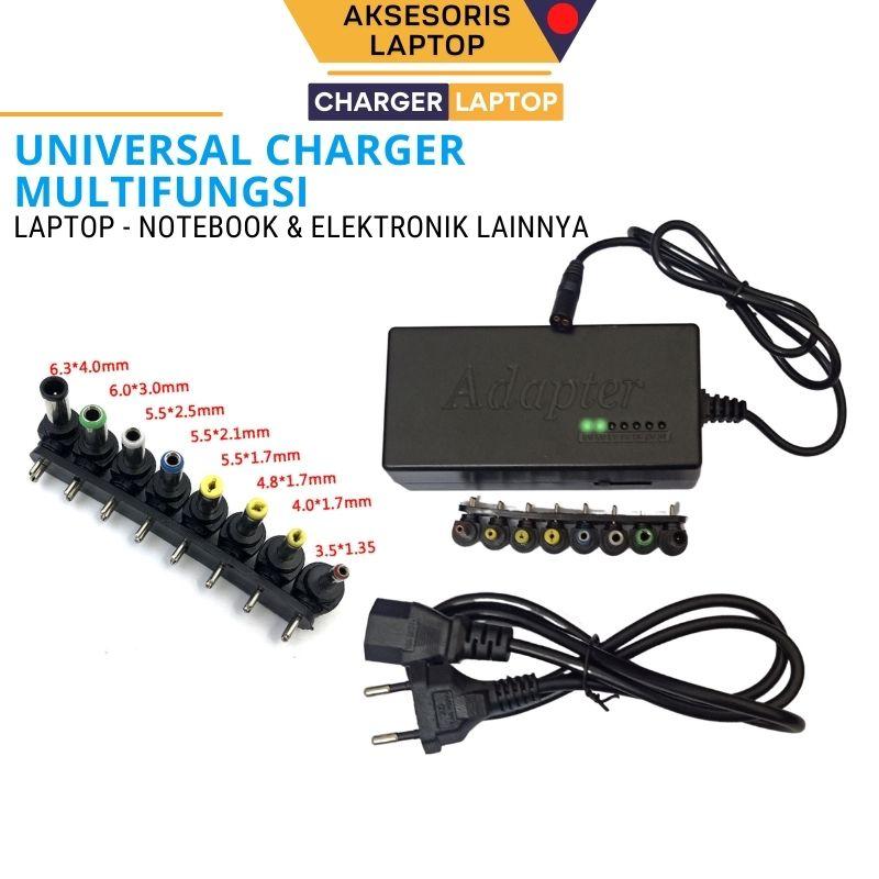 Power AC Adapter Laptop Universal Plug 96W 8 in 1 Adaptor Computer/Adaptor - Shop | Tokopedia