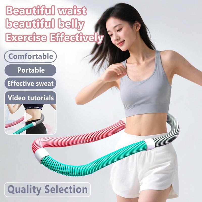 Spring hula hoop 1.5KG Scalable Waist Exercise Hoop sports fitness ...
