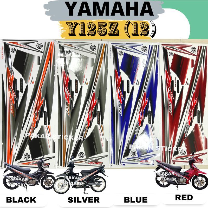 YAMAHA Y125ZR (12) Stripe Stiker Sticker Y125Z 125Z 125ZR Y125Z ...