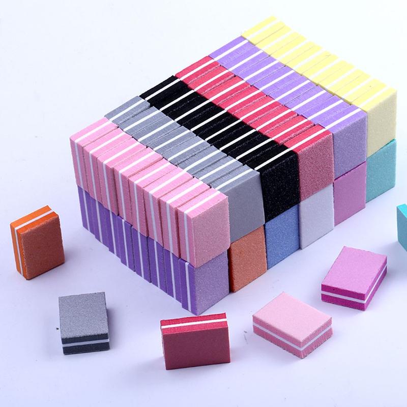 Hot Double-sided Sanding Files Colorful Sponge Buffer Strips - TikTok Shop Singapore