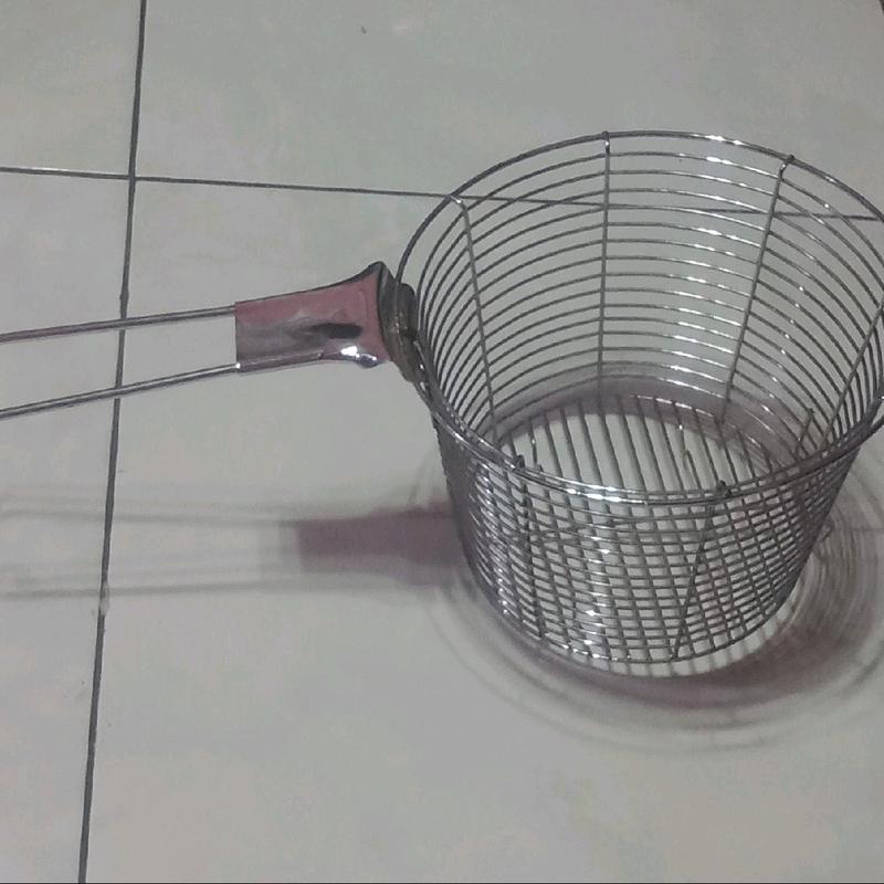 keranjang saringan gorengan bulat kokoh - Shop | Tokopedia