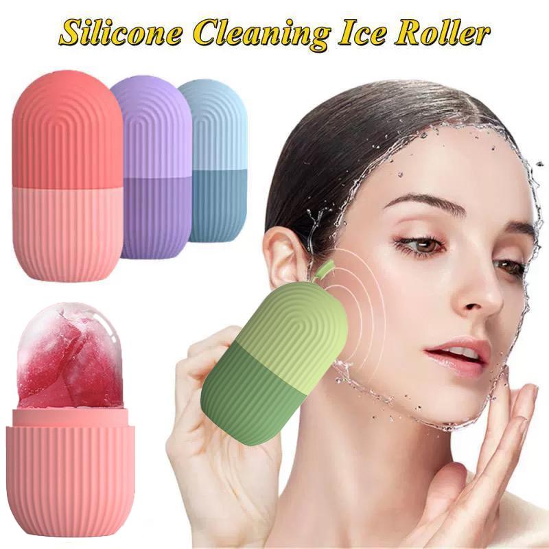 Face Roller Ice Mold Massager Face Lifting Massage Ice Silicone ...