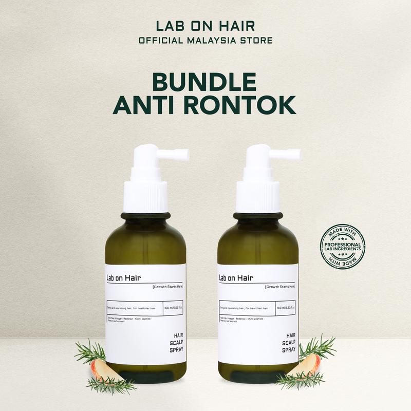 Bundle 2pcs Lab On Hair Scalp Spray - Tonik Rambut Spray Ant - TikTok Shop Malaysia
