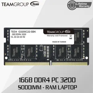 Team Elite 16GB DDR4 PC 2666 SODIMM-RAM Laptop - Shop | Tokopedia