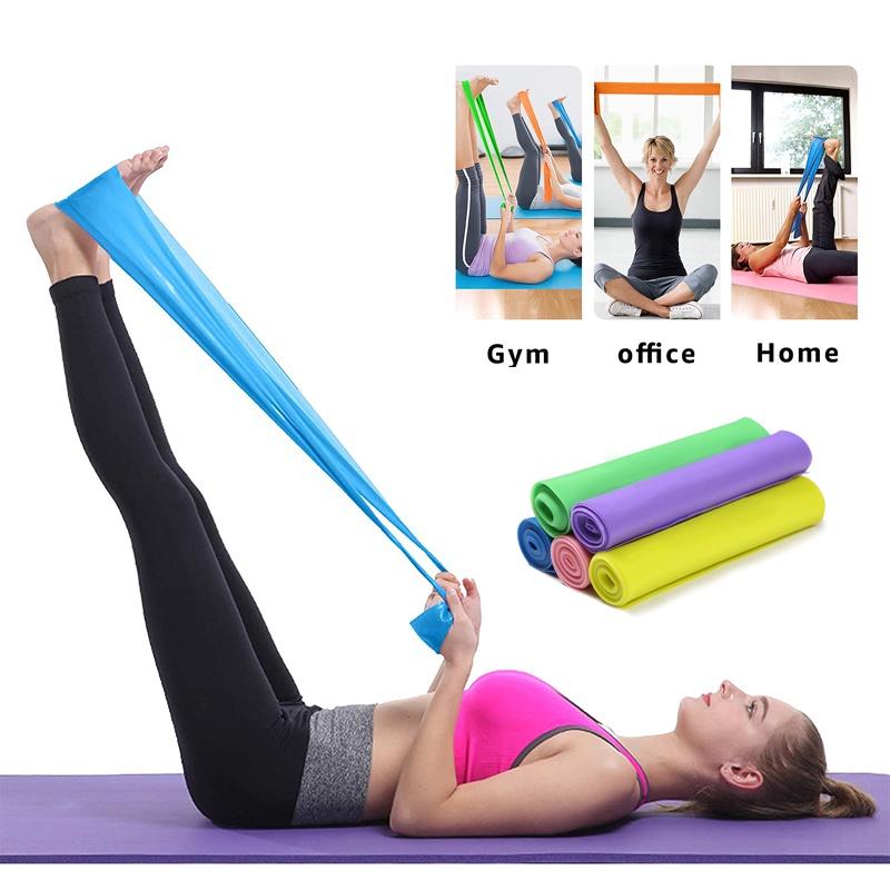 Jalur rintangan elastik untuk Yoga, tali pinggang getah untuk senaman ...