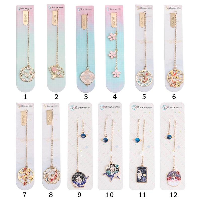 Penanda Halaman Gaya Cina, Reka Bentuk Logam, Loket Angkasawan, - TikTok Shop Malaysia