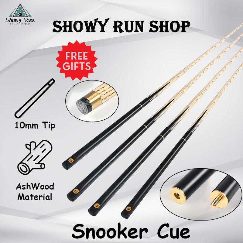 3/4 Snooker Cue Set, 145cm Durable Billiards Pool Cue，10mm Tip - TikTok ...