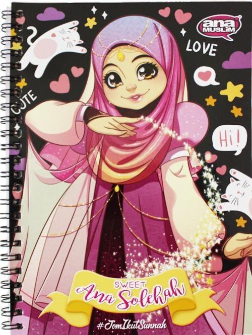 Notebook with Lined Wire-o A5 Size by Ana Muslim - TikTok Shop Malaysia