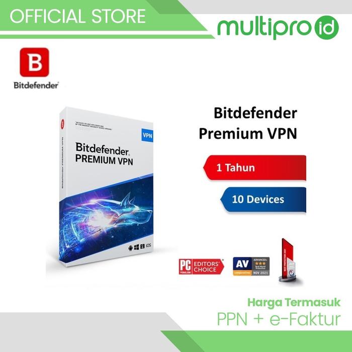 Jual Bitdefender Premium VPN 1 Year 10 Devices - Jakarta Utara ...