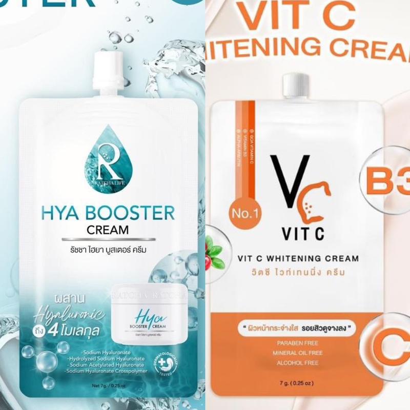 Ratcha Life Vit C / Hya Booster Cream - TikTok Shop Malaysia