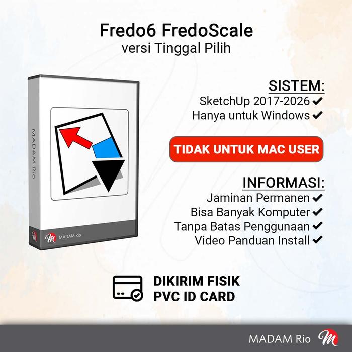 Promo Fredo6 FredoScale atau Fredo Scale Plugin SketchUp Full Versi ...