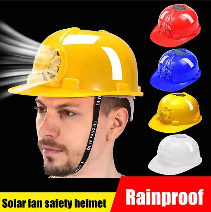 Promo Helm Topi Proyek Safety K3 Kipas Ventilasi / Topi Bulat Safety ...