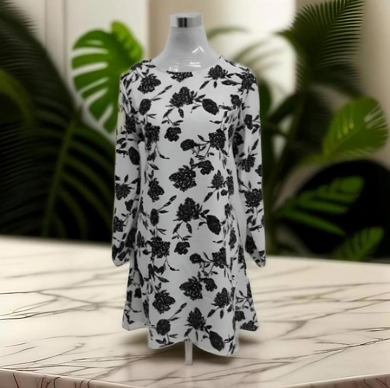 Baju Wanita Kapas Lembut Corak Bunga-Bungaan Saiz 38-50 Clothing ...
