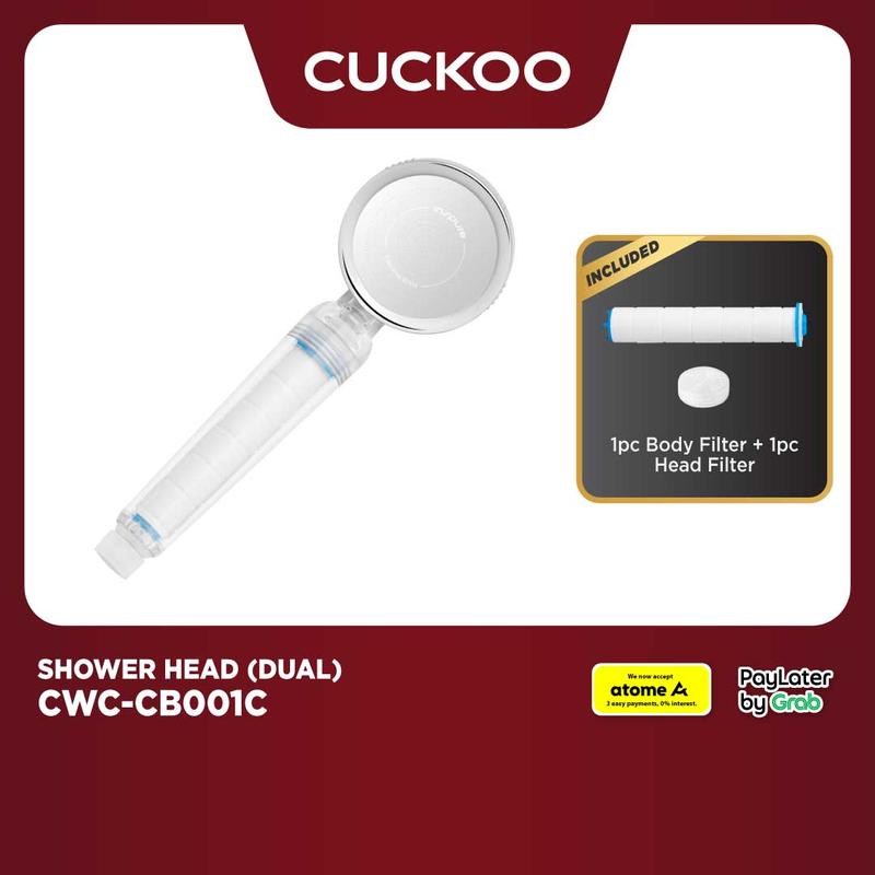 CUCKOO CWC-CB001C Dual Filtered Shower Head (Included 1pc Head - TikTok ...