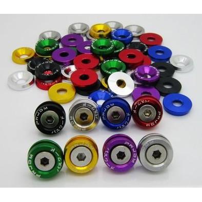 PWJDM Decorative Colored Washer for Scooter [10pcs] Nuts Fender ...