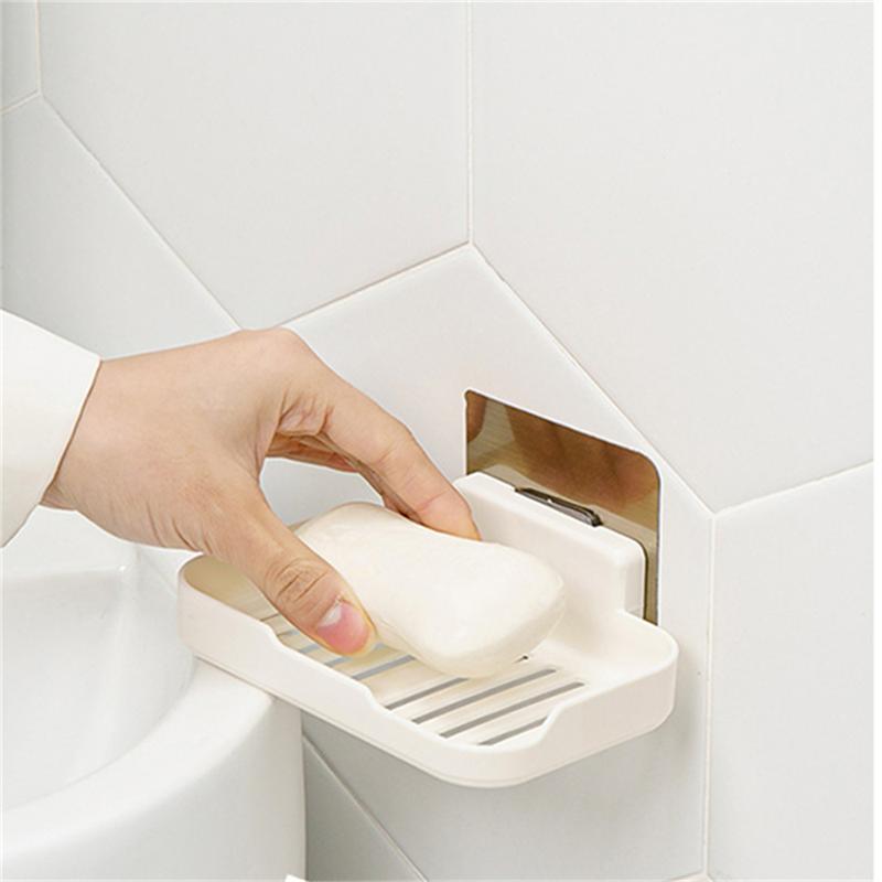 Soap Box Strong Adhesive Wall Mounted Bathroom Toilet Soap Box - TikTok ...