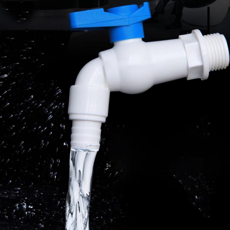 1pc 1/2" Plastic Male Thread Water Faucet Fish Tank Tap Adapter ...