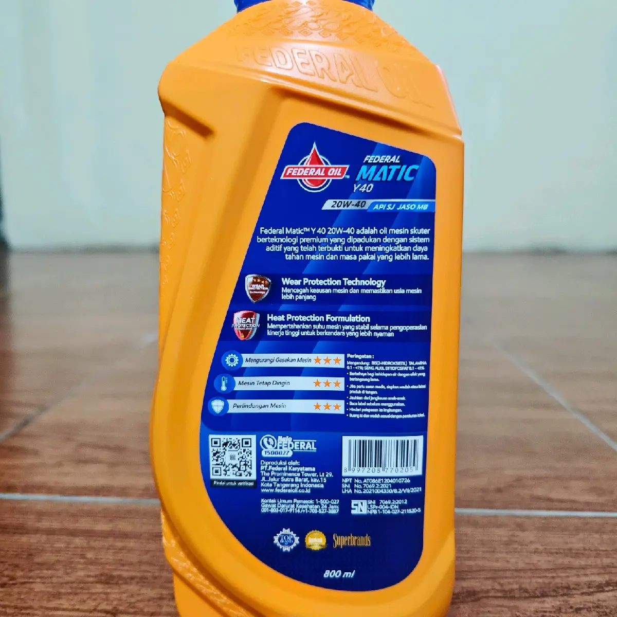 Oli motor matic Original FEDERAL Matic Y40 20W-40 0,8L - Shop | Tokopedia