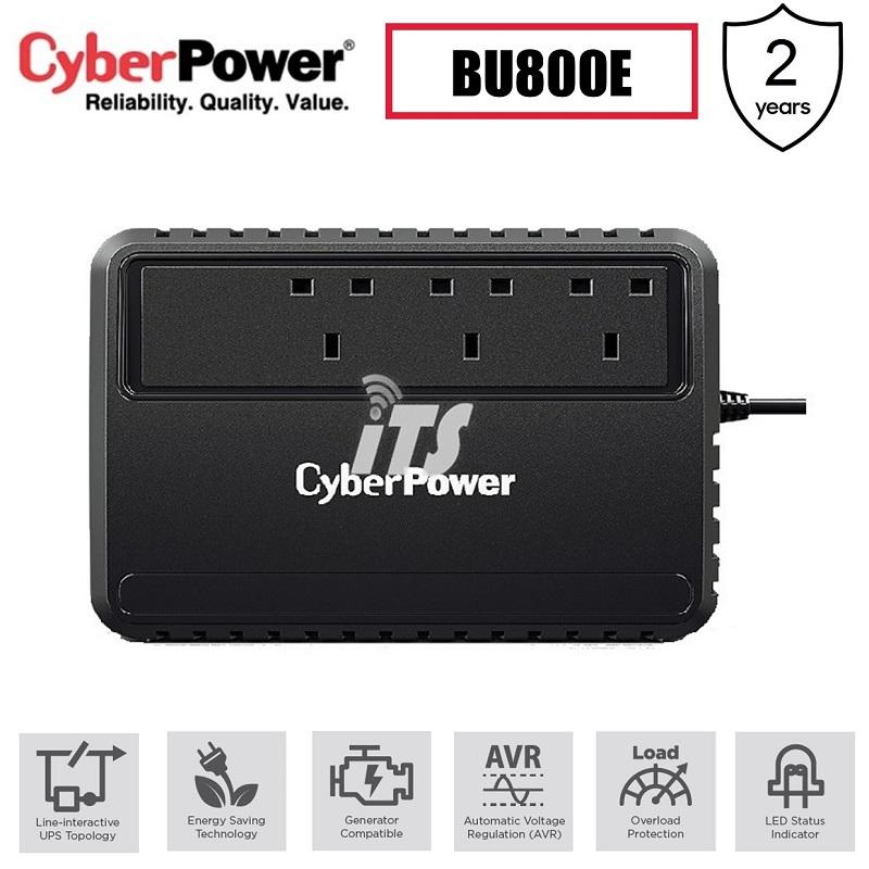 CyberPower BU800E 800VA/400W Backup UPS - TikTok Shop Malaysia