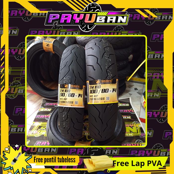 Jual BAN TUBELESS TOMIMOTO TM100 RING 14 GRATIS PENTIL TUBLESS BESI DAN ...