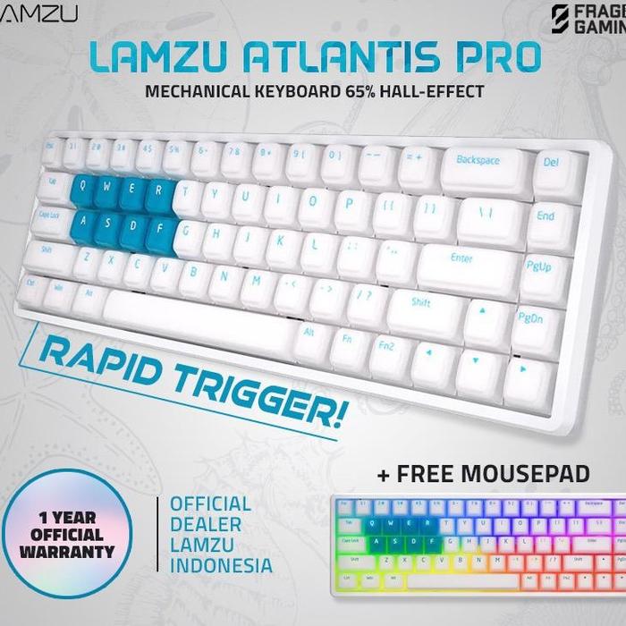 Jual Lamzu Atlantis Pro Keyboard 65% Hall-Effect Rapid trigger ...