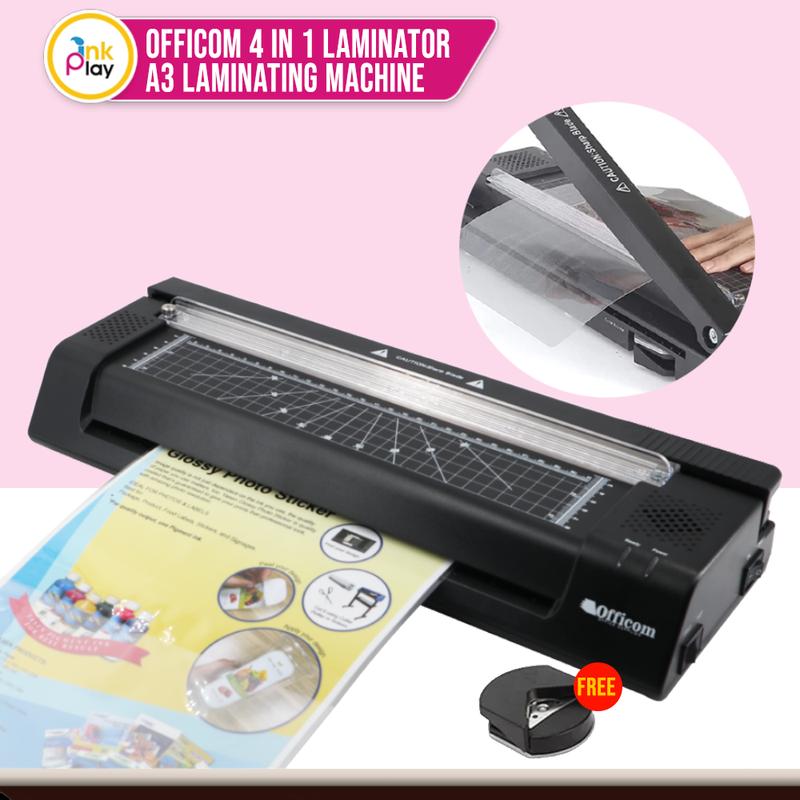 Officom 4 in 1 Laminator A3 Laminating Machine with 2 Roller - TikTok ...
