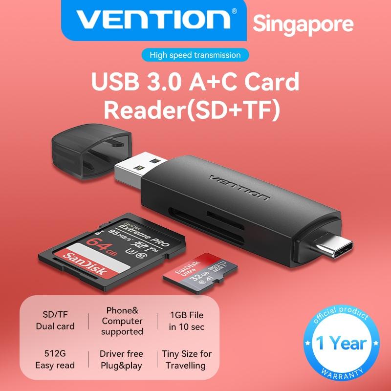 Vention Card Reader USB 3.0 Type C 512GB Fast Transmission 2 - TikTok ...