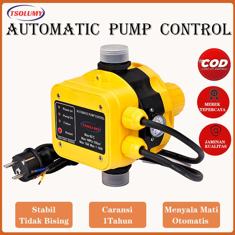 TSOLUMY Pengontrol Tekanan Pompa Air Cerdas Otomatis Stabilizer Penguat Daya Dorong Air FBD-1 ...