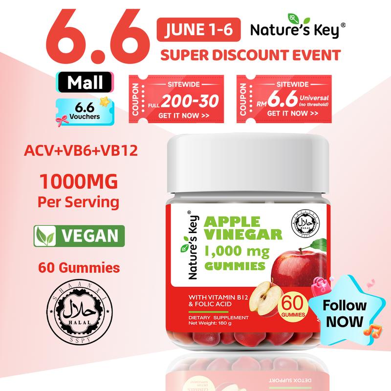 [Promote] Nature’s Key Gummies Cuka Epal Vegan Gummies ACV dengan ...