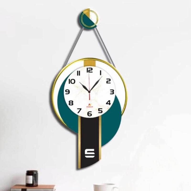 Jam Dinding Gantung Kayu MDF Unik Aesthetic - Model Terbaru Gantungan ...