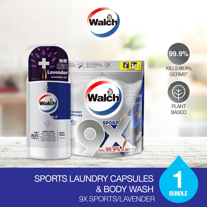Walch 9X Sports Laundry Capsules Refill Pack 34 Pods + Walch - TikTok ...