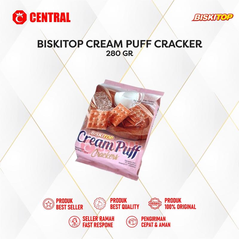 BISKITOP SUGAR PUFF CRACKERS 280g - Shop | Tokopedia