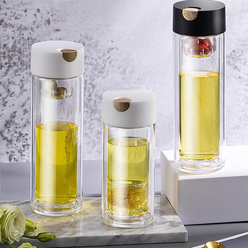 Tea Cup, Magnetic Office Tea Brewing Glass Water Cup, Household Tea ...
