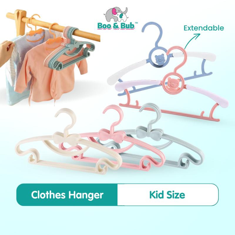 Boo&Bub 1Pc Kids baby Clothes Hanger | Racks Adjustable Plastic ...