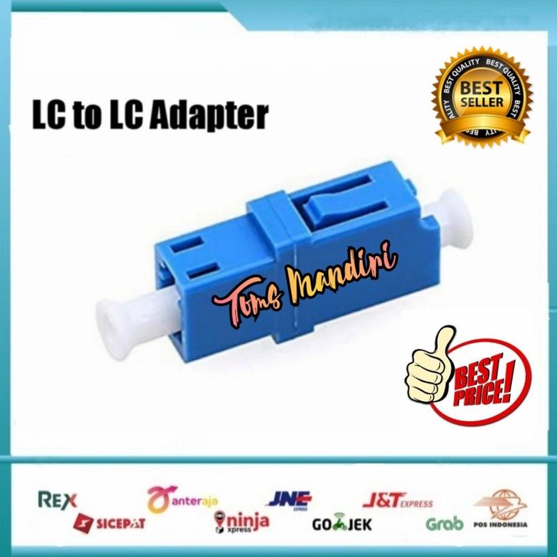 LC - LC Single mode Simplex Coupler fiber optic Adapter Connector - Shop | Tokopedia