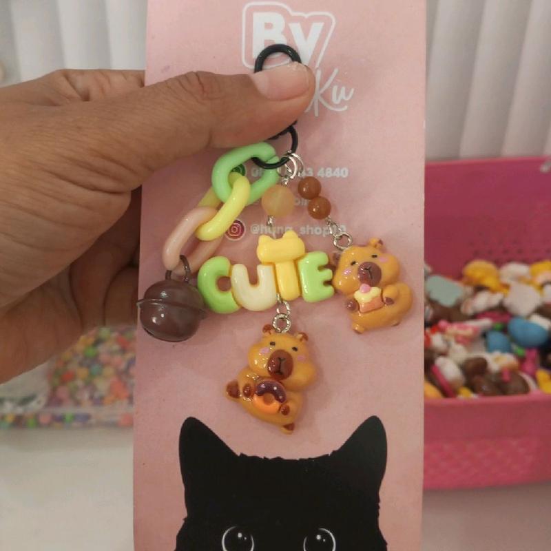 Keychain Bag Charm Clay karakter lonceng gemas - Shop | Tokopedia