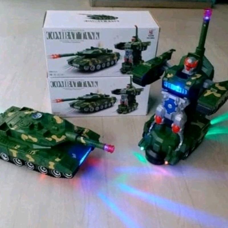 Mainan Transformer tank jadi robot COMBAT Mobil Robot toys - Shop ...