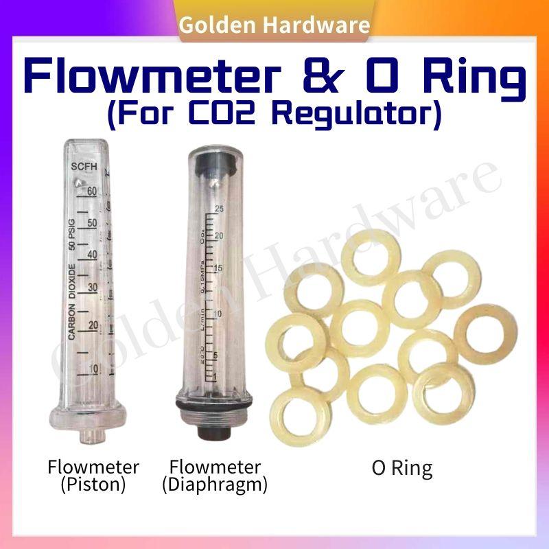 Flowmeter & O Ring For CO2 Regulator / Carbon Dioxide Regulator ...