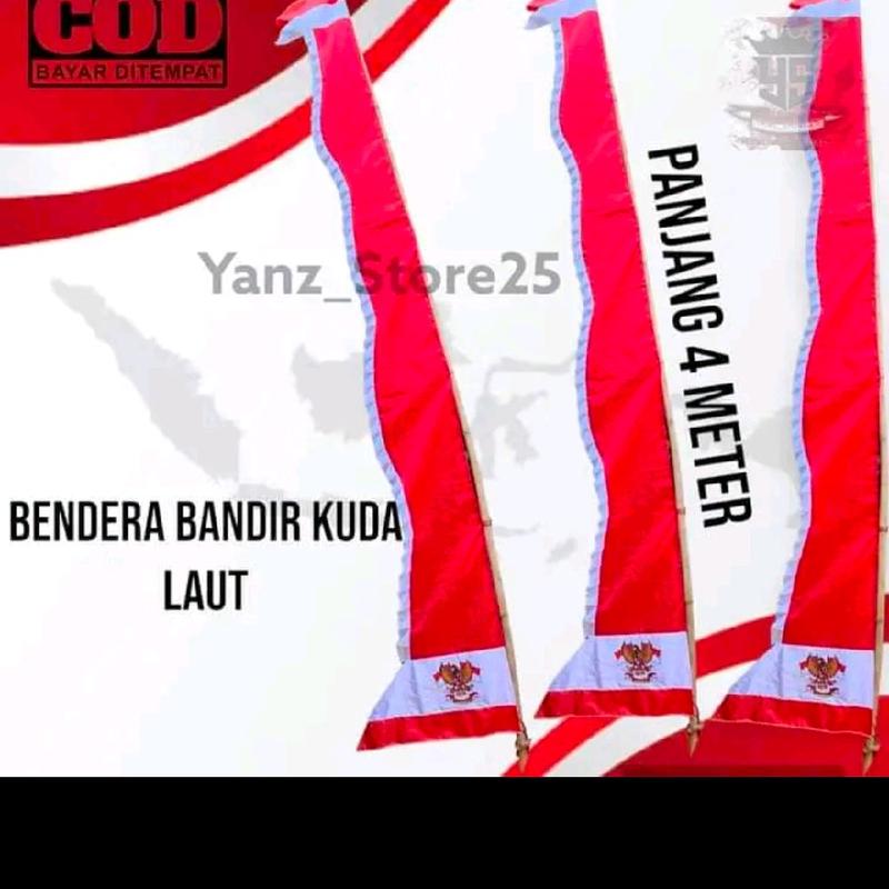 Bendera kuda laut bandir umbul umbul - Shop | Tokopedia