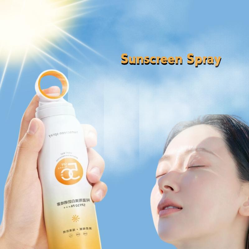 SPF50+ Portable Sunscreen Mist | Waterproof, Sweatproof, Moisturizing ...