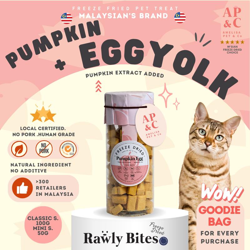 Amelisa Pet & Co. Rawly Bites Pumpkin Egg Yolk (freeze drie - TikTok ...