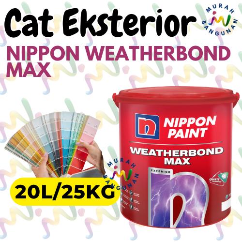 Jual NIPPON PAINT WEATHERBOND MAX 20 LITER PAIL / CAT TEMBOK EXTERIOR ...