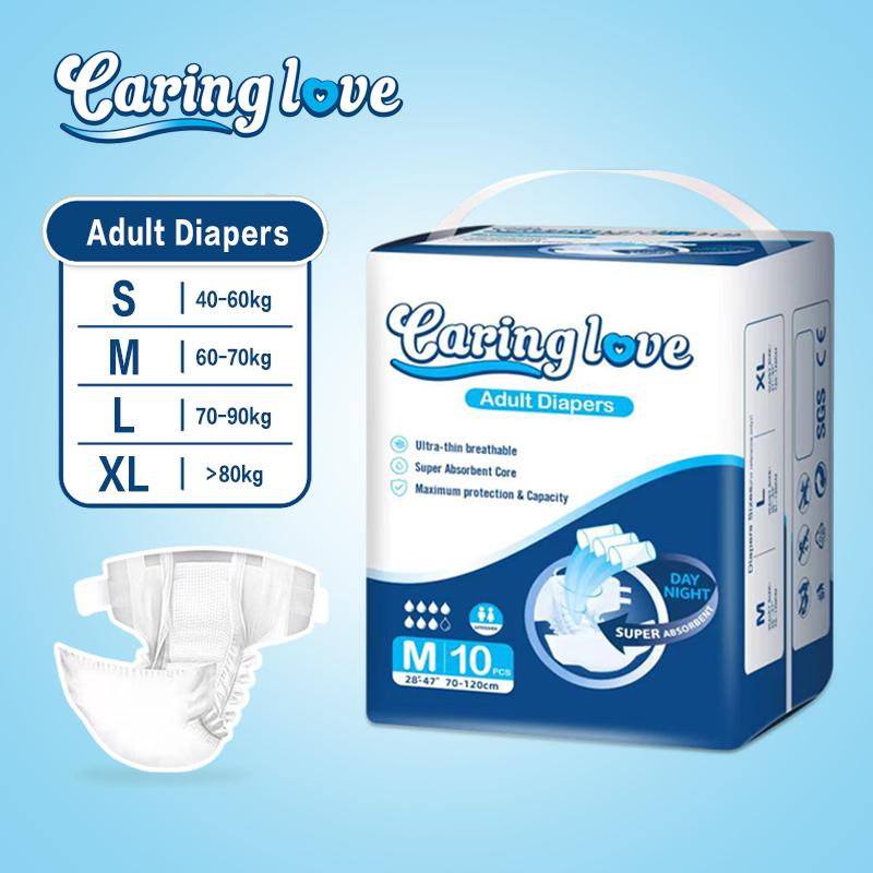 Caring love High Absorption Adult Diapers Tape/Pants Diaper - TikTok Shop Malaysia