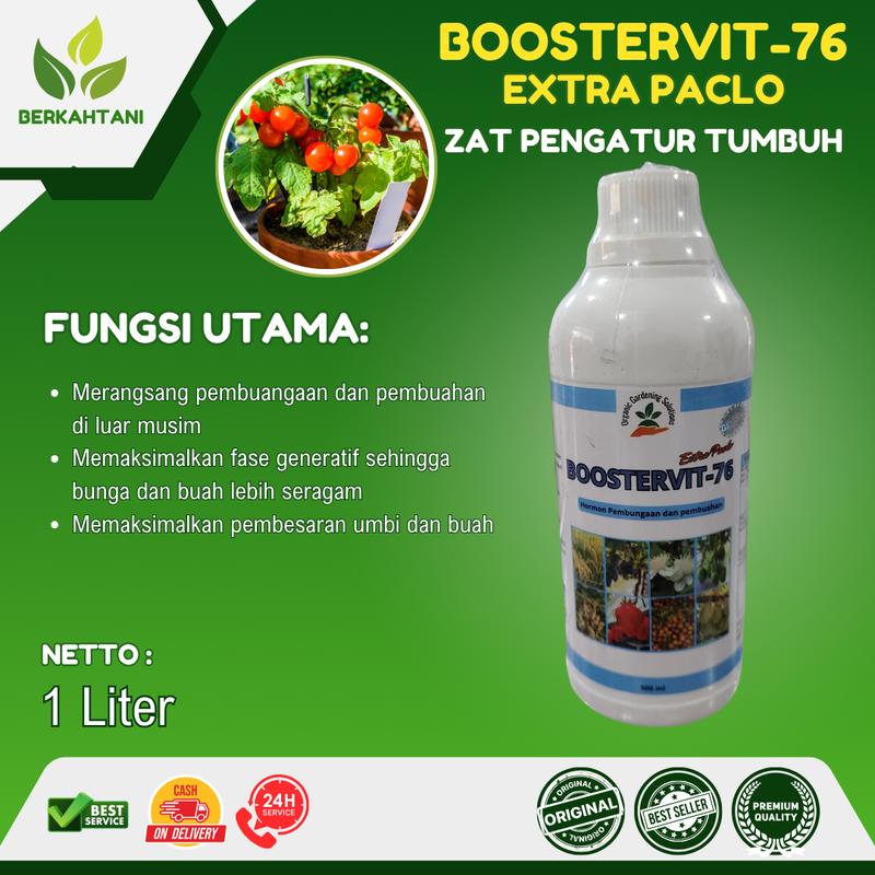 Pupuk Cair Boostervit 76 1 Liter Boster 76 Booster Pembuahan dan ...
