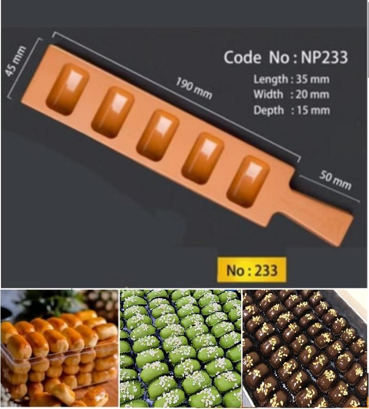 NP233 Acuan Almond London Chocolate Mould/ Plastic Rectangle - TikTok ...