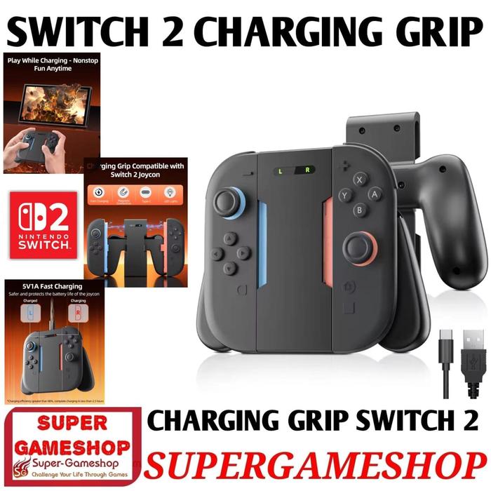 Jual Nintendo Switch 2 Charging Grip Switch 2 Charging Grip Joycon ...