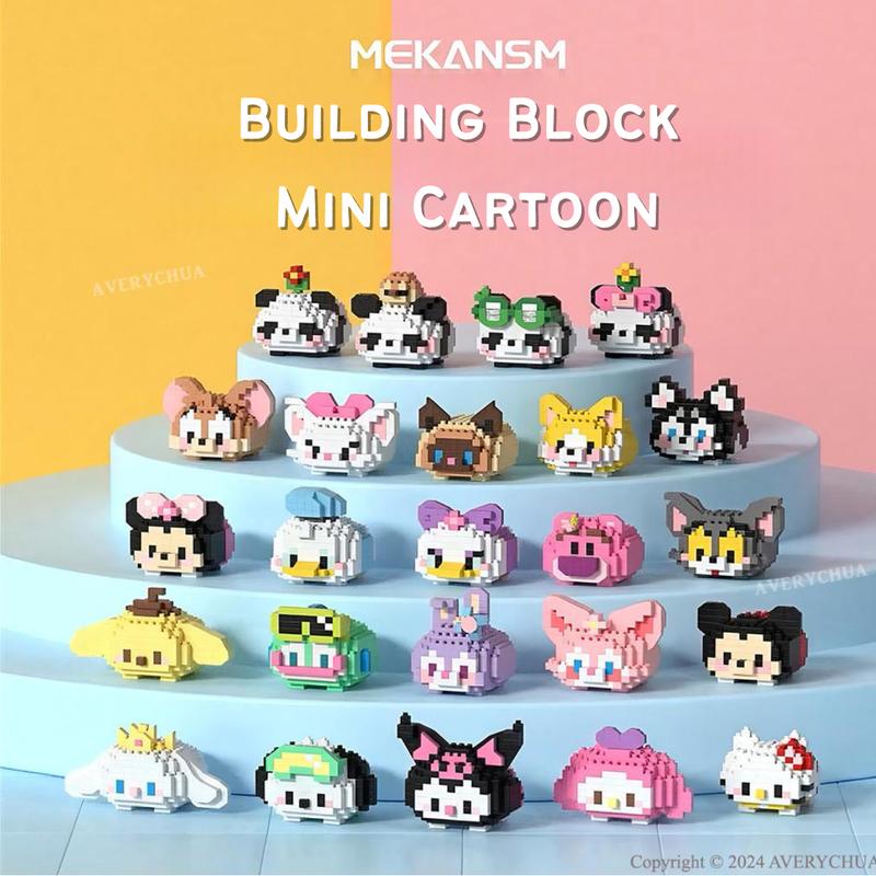Cartoon Building Block Mini Block Education DIY Nano 3D Diamond ...