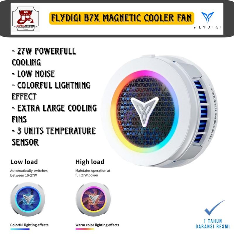 Flydigi B7X Magnetic Cooler Fan Intelligent Temperature Control - Shop ...