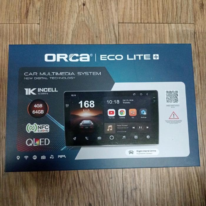 Jual HEAD UNIT ANDROID ORCA ECO LITE PLUS 4/64 GB 9 INCH SUPPORT NFC ...
