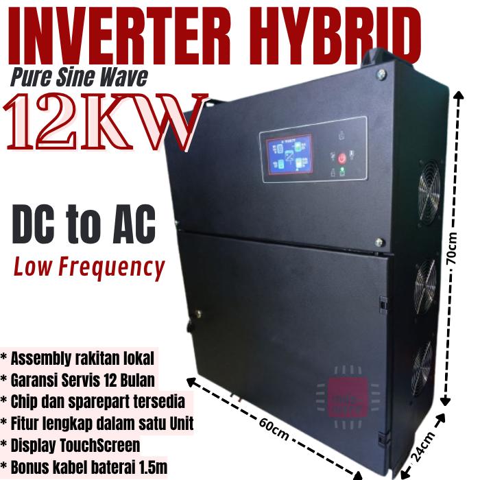Jual Inverter 12kw Custom Box panel Inverter hybrid 12.000 watt OffGrid ...